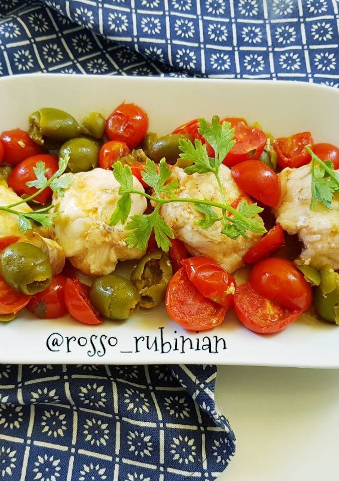 Ricetta Coda di rana pescatrice in padella di rosso rubinian - Cookpad