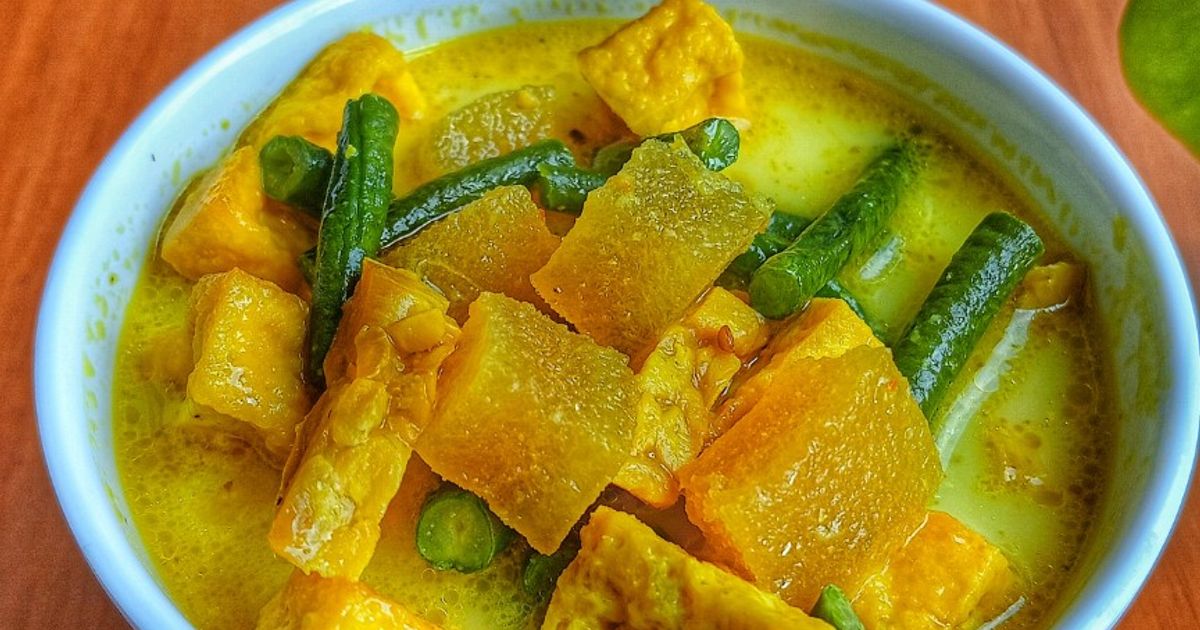 Resep santan cecek tempe kacang panjang rumahan enak dan mudah - Cookpad