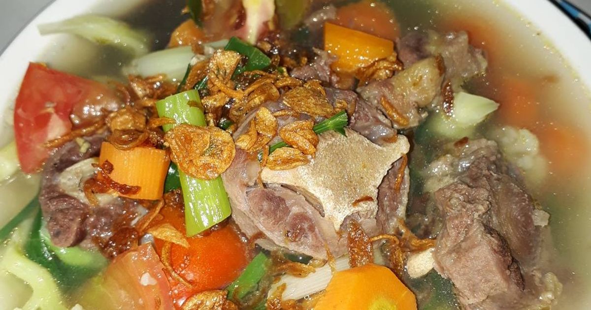 397 resep sop buntut sapi pressure cooker enak dan mudah - Cookpad