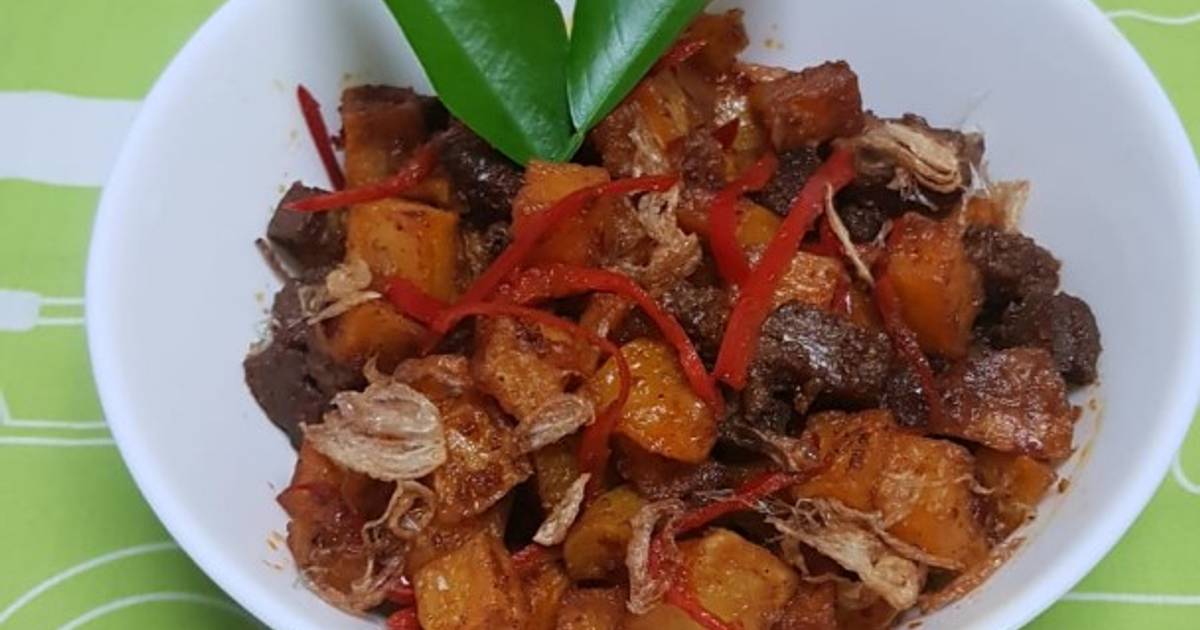 Resep Sambal Goreng Kentang & Daging Sapi oleh Lina Bachry - Cookpad