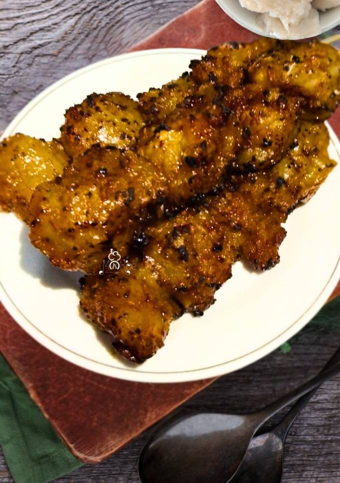 Resep Sate Cilok Bakar (pedas manis) oleh Galuh Ayu_mokoeku - Cookpad
