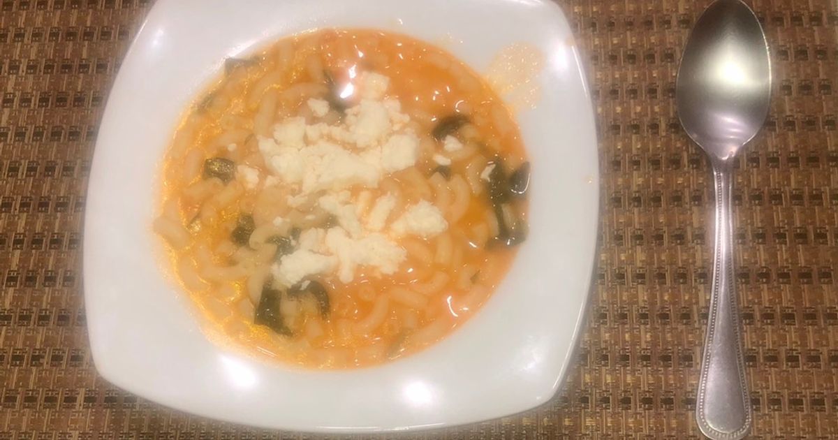 sopa de codito jitomate - 30 recetas caseras- Cookpad