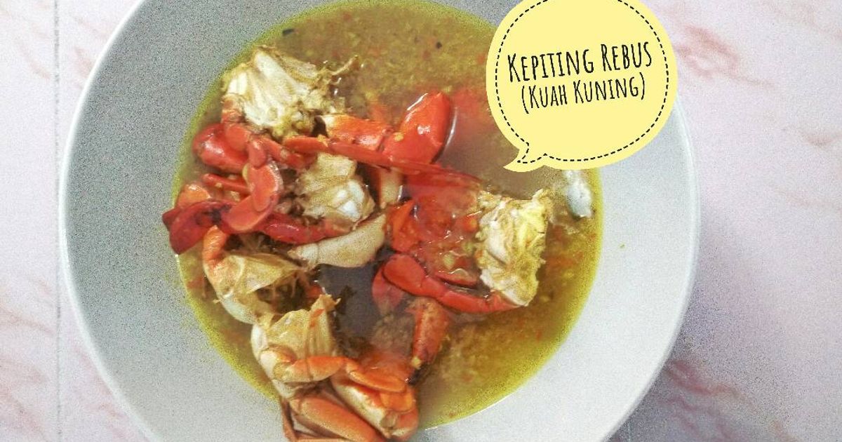 Resep kepiting rebus rumahan enak dan mudah - Cookpad