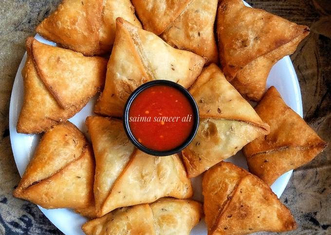 Lahori samosay Recipe by Saima Sameer Ali - Cookpad