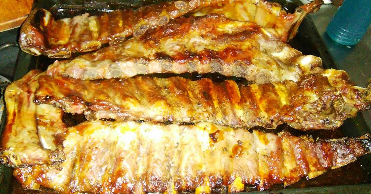 Costillitas de cerdo a la barbacoa Receta de Marji Marji- Cookpad