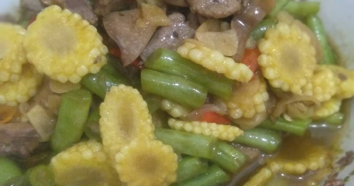 Resep Tumis AtiAmpela Buncis Putren oleh Mama Hanhan - Cookpad