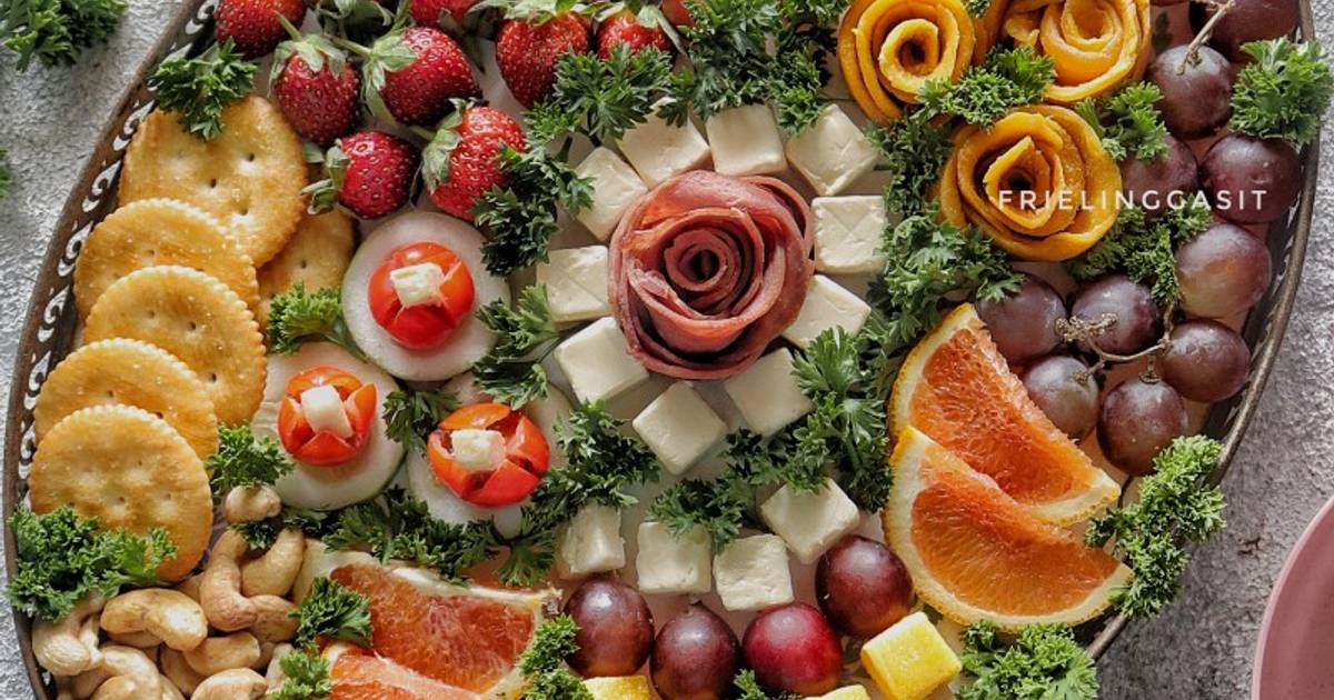 Resep Flower Cheese Board oleh Frielingga Sit - Cookpad