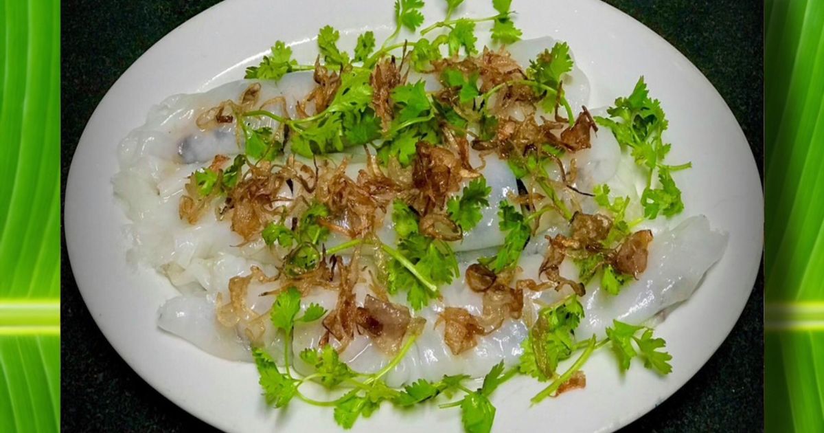 Bánh Cuốn (Vietnamese Steamed Rice Rolls) Made In A Skillet Recipe by ...