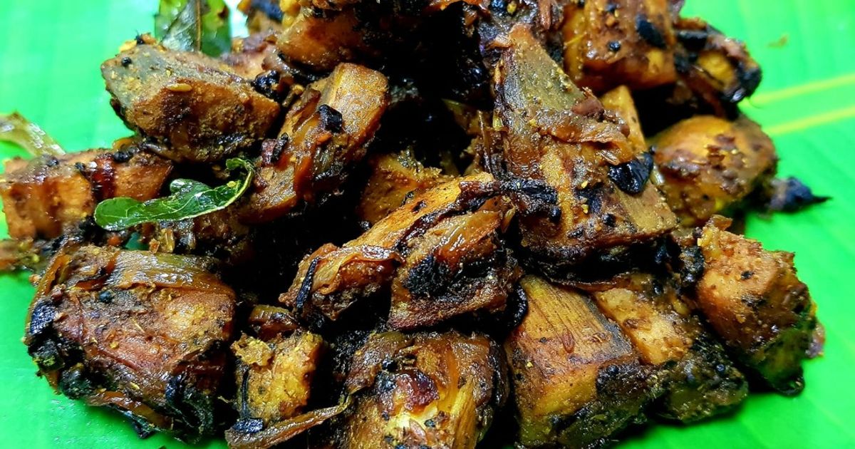 Raw Banana Stir Fry (Vazhakkai Varuval) Recipe by Prasel - Cookpad