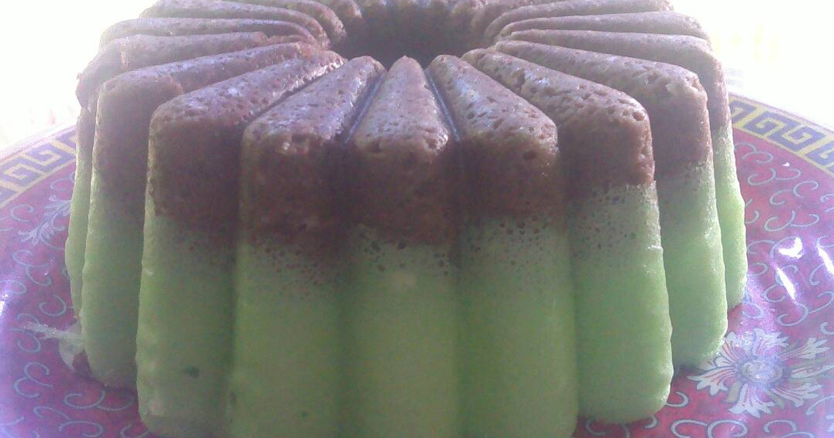 Resep Bolu Kukus Coklat Pandan Mini oleh Dewi Yuliani - Cookpad