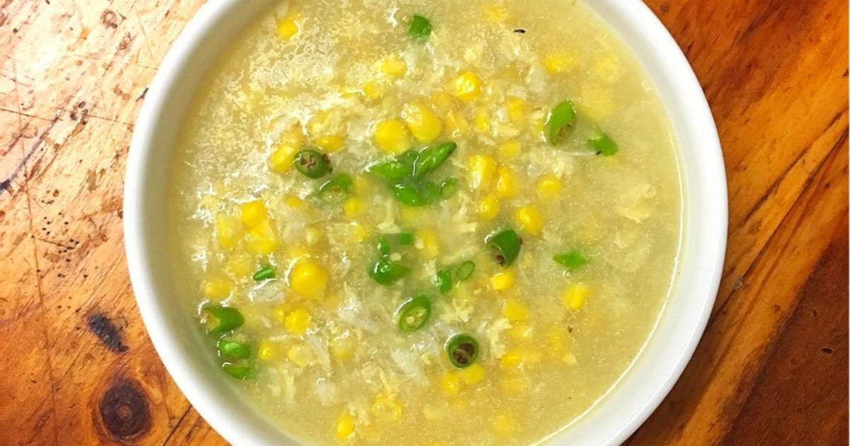 Resep Sup Jagung Kepiting oleh Downey - Cookpad