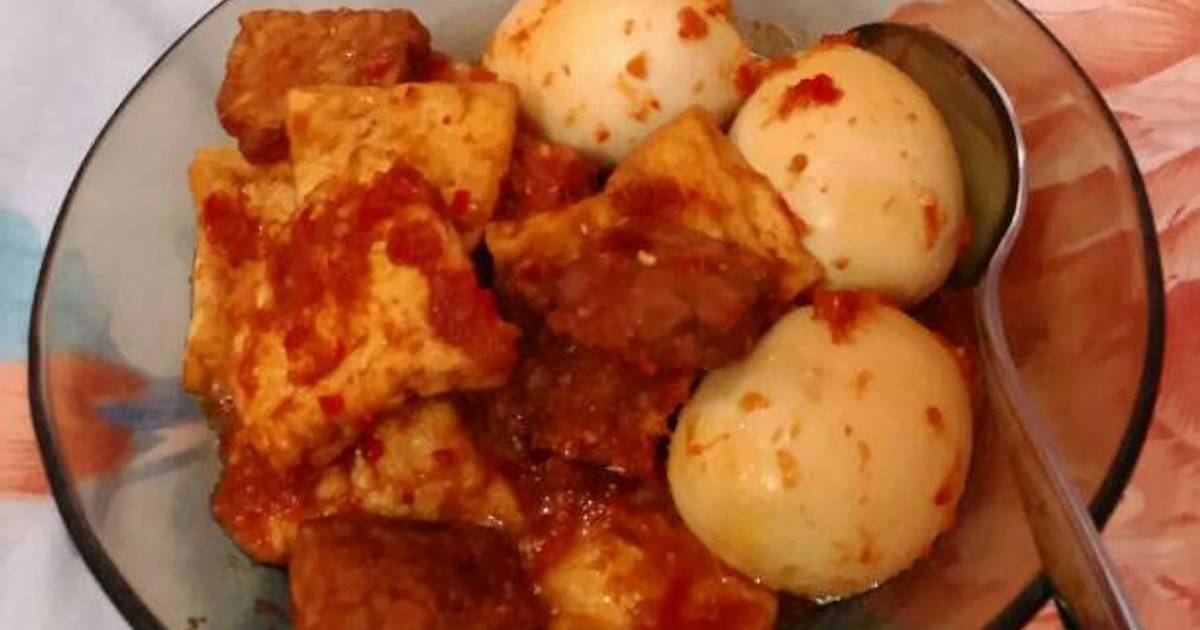 Resep Bali Tahu,Telur,Tempe oleh Yashinta - Cookpad