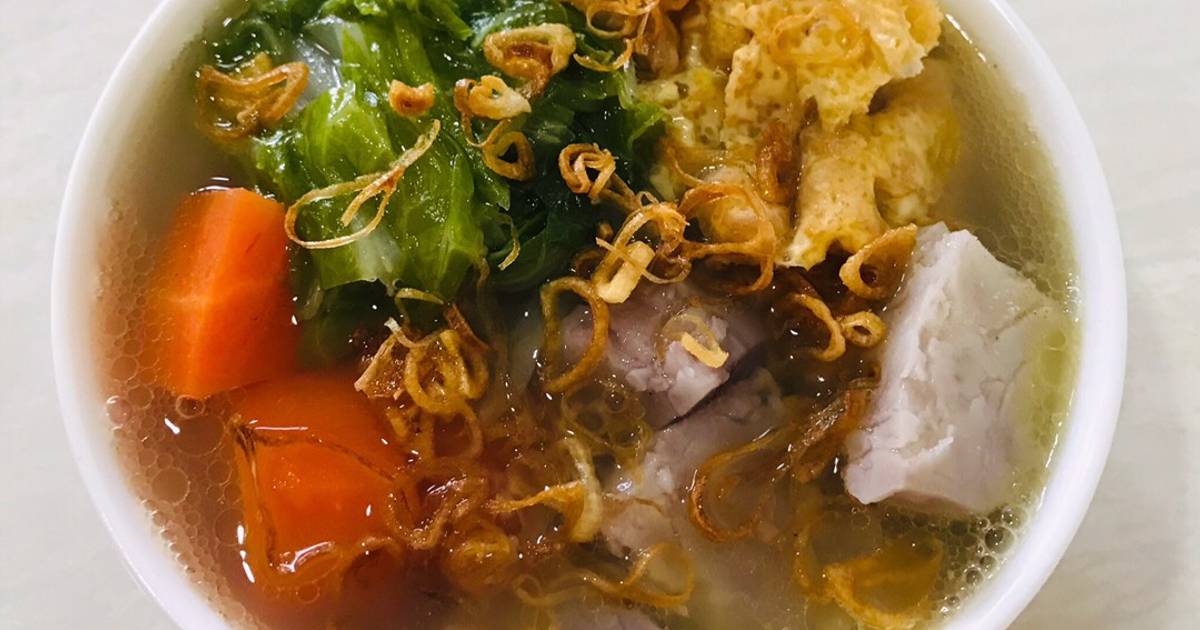 325 resep sop sawi putih kol enak dan mudah - Cookpad