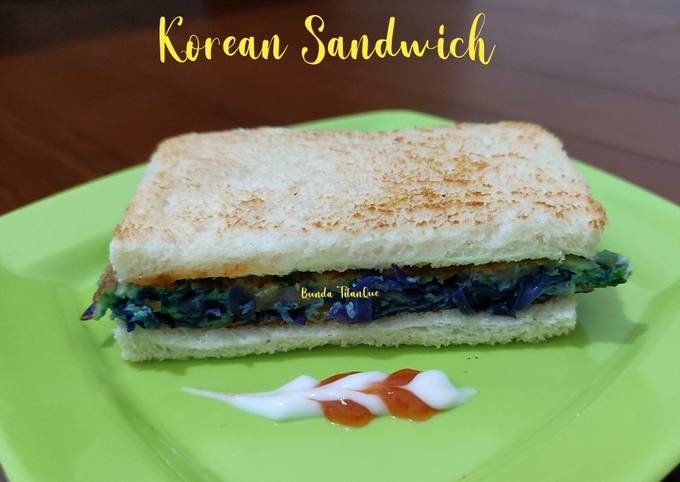 Resep Korean Sandwich Simple oleh Bunda TitanQue - Cookpad