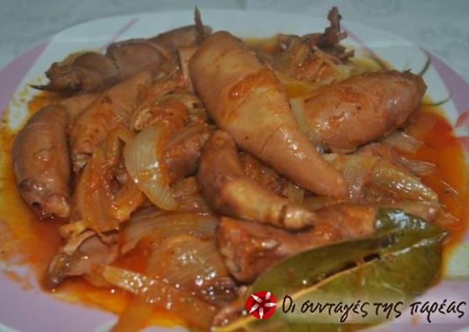 Kalamarakia stifado Recipe by Cookpad Greece - Cookpad