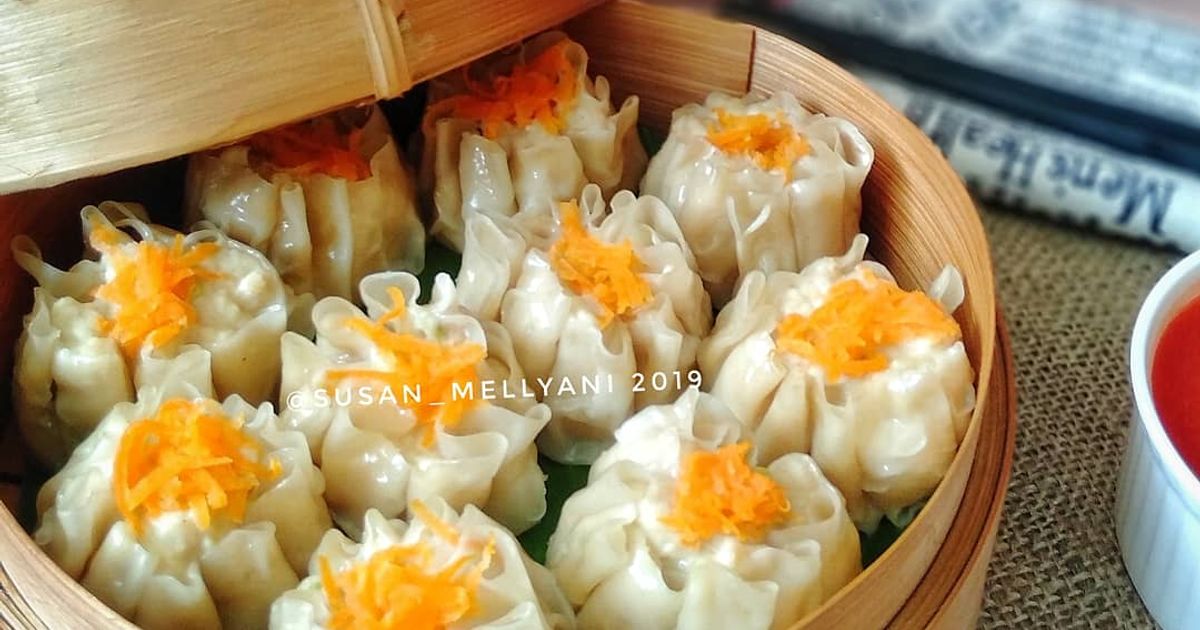Resep dimsum ayam udang tanpa kanji rumahan enak dan mudah - Cookpad