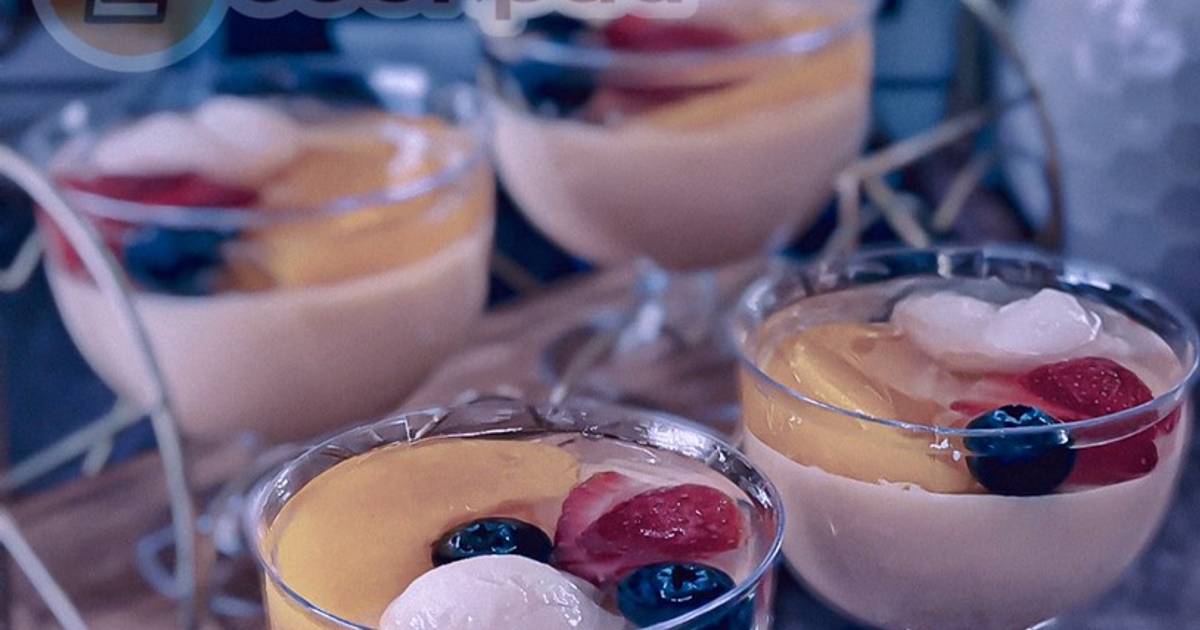 Resipi Puding Buah Berkuah oleh Aznie Khasri - Cookpad