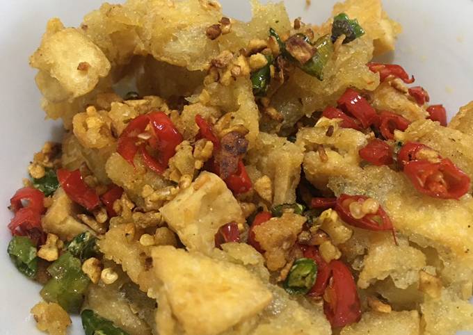 Resep Tahu Crispy Cabe Garam oleh Nanik Rustiana - Cookpad