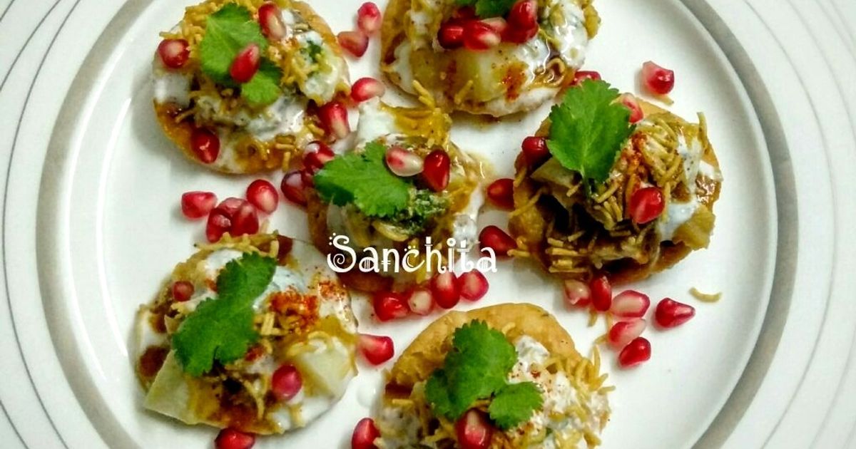 Jhatpat Chaat Papdi Recipe by Sanchita Mittal - Cookpad