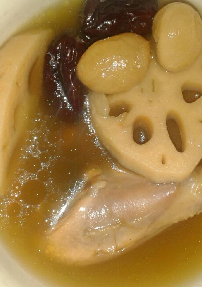Resep Sup lotus root ala caines oleh zuliana - Cookpad