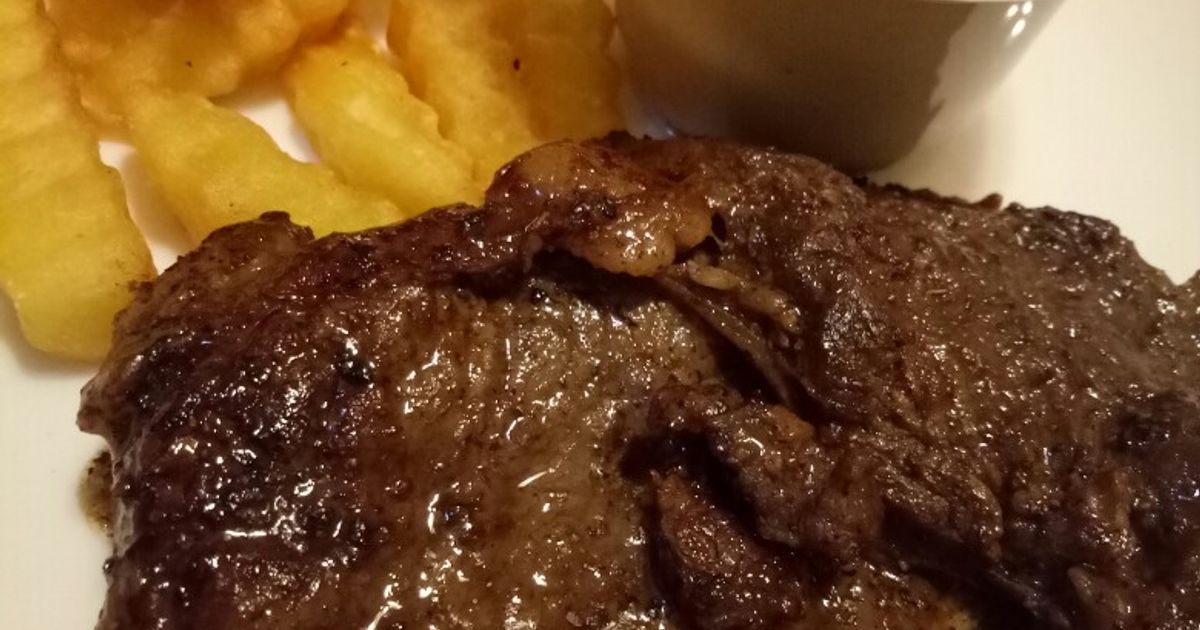 Resep Steak Rib Eye oleh Wina Harun - Cookpad