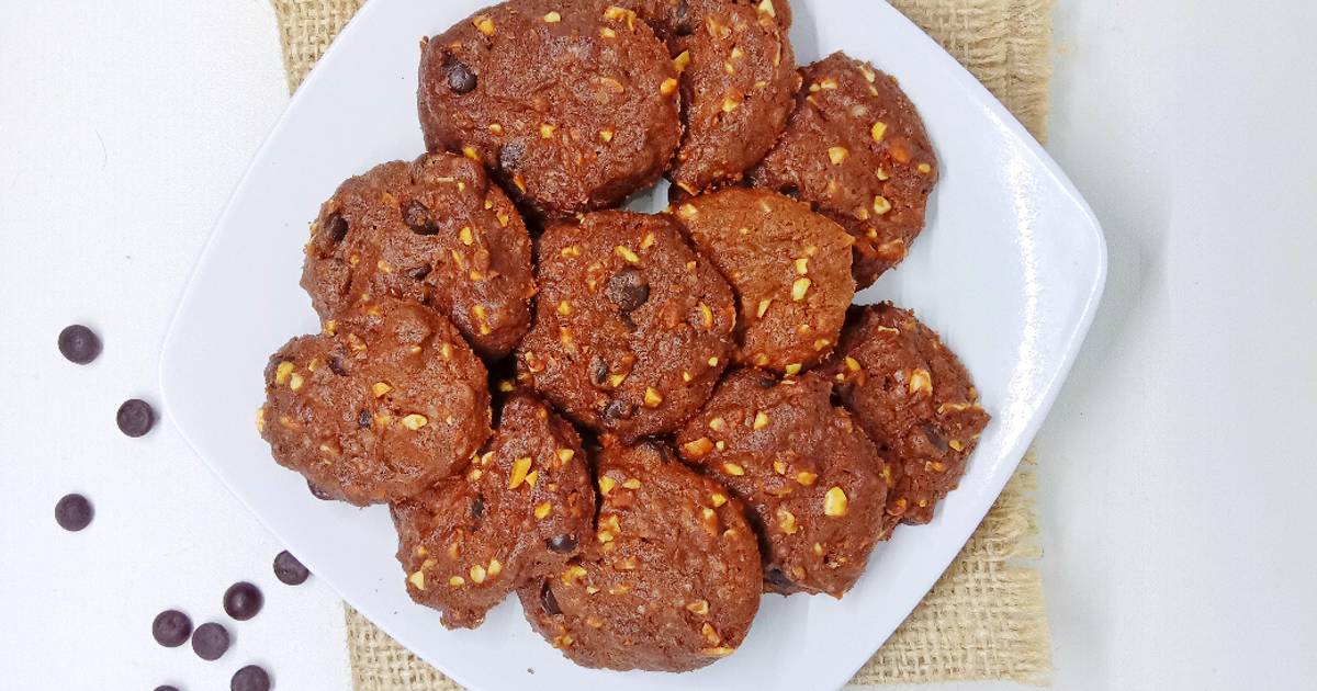 Resep Choco Peanut Cookies oleh Mami Kenzie - Cookpad