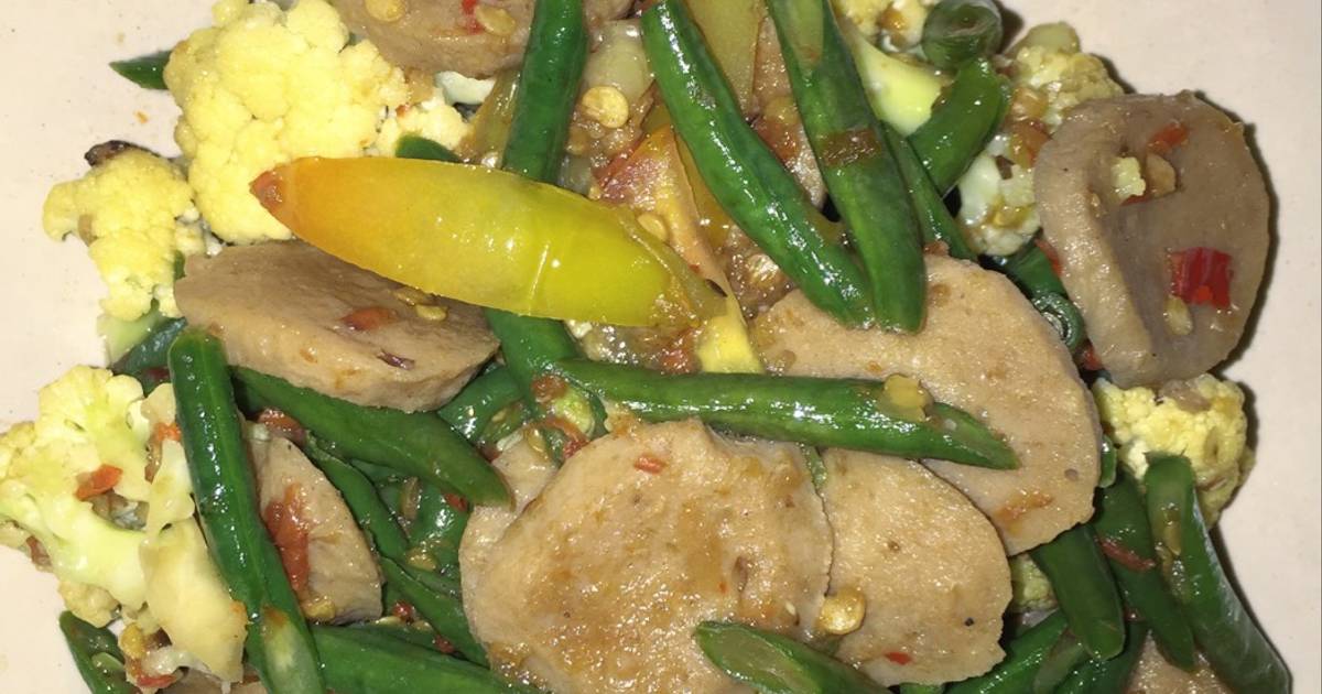 Resep Oseng sayur (kacang panjang baso & kembang kol) oleh villy - Cookpad