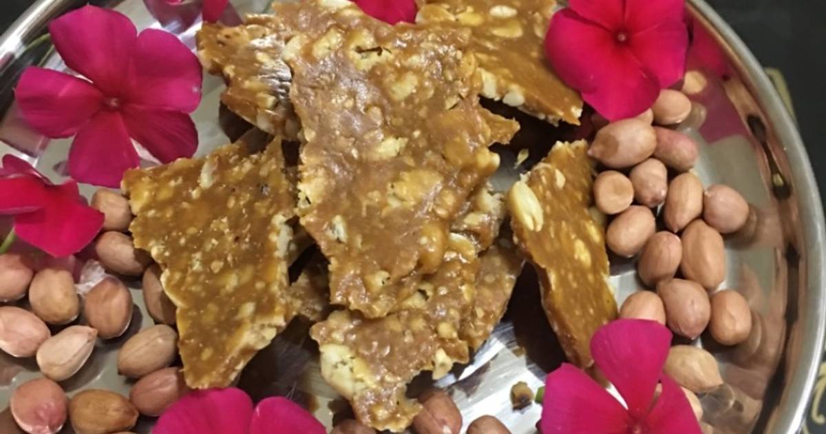 Peanuts chikki Recipe by Neha Nikul Raval - Cookpad