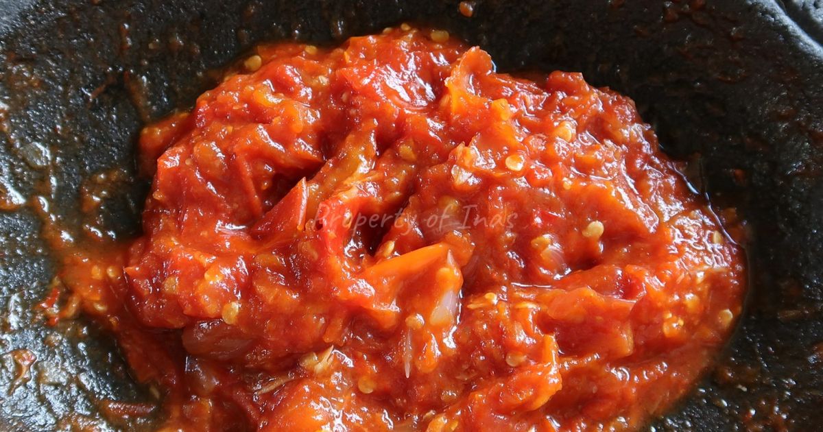 Resep Sambal Tomat 🌶🍅 oleh Inas Kamal - Cookpad