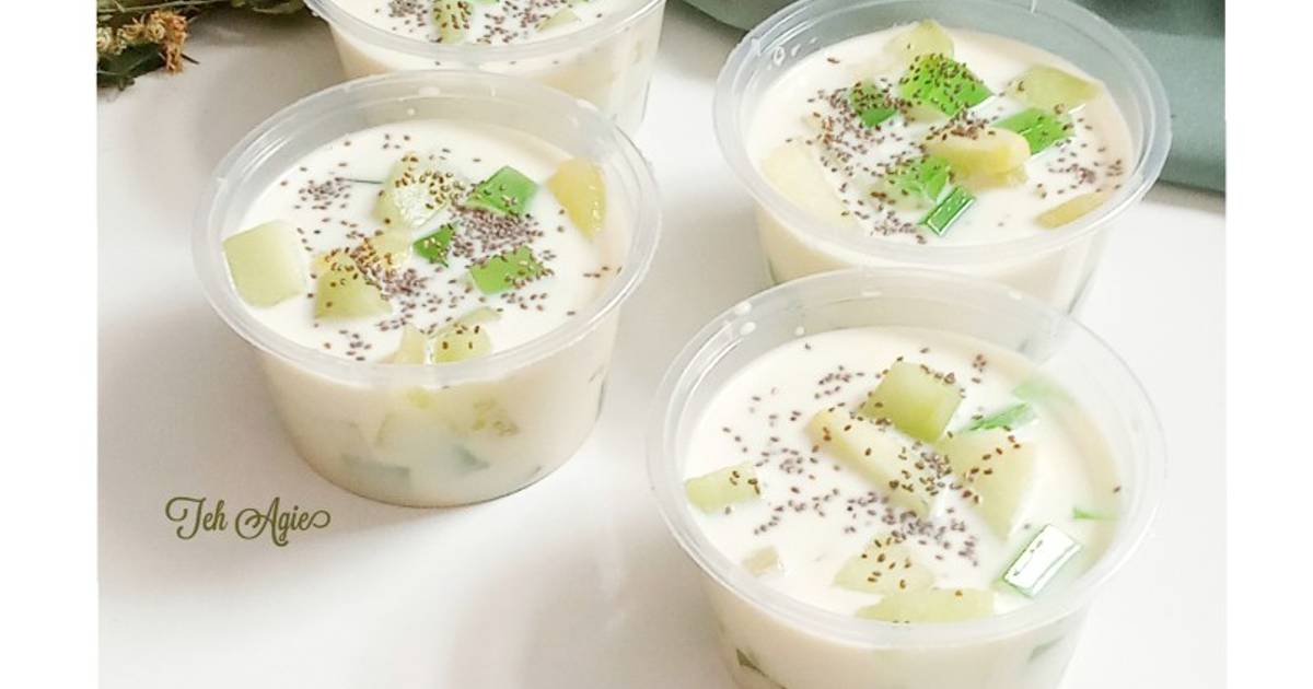 Resep Melon jelly susu (ide jualan) oleh Teh Agie - Cookpad