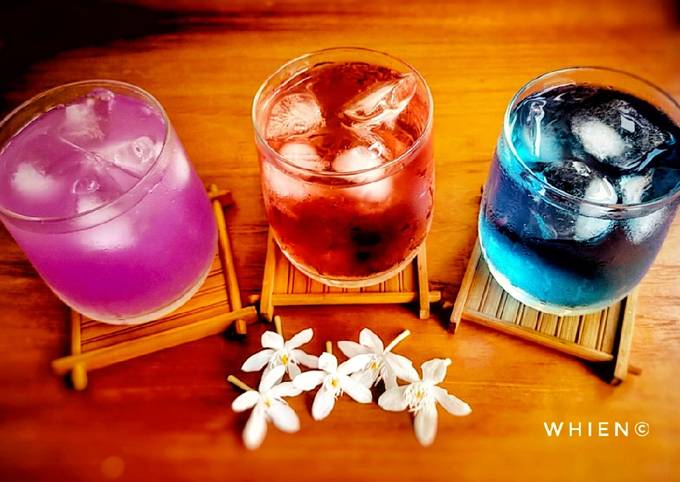 Resep Teh Bunga Telang & Rosella oleh • dapur_cilikku • - Cookpad