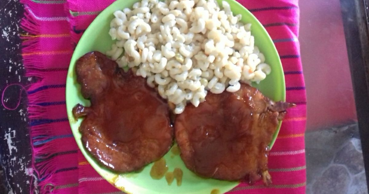 chuleta ahumada a la barbiquiu - 23 recetas caseras- Cookpad