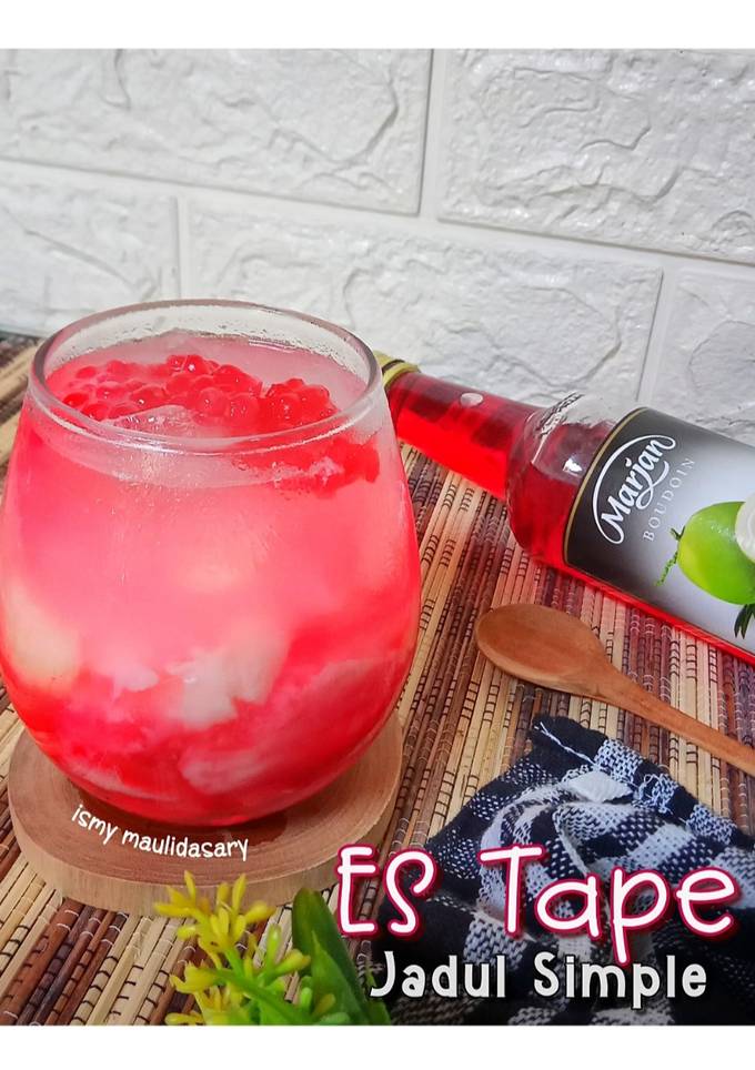 Resep Es Tape Jadul Simple oleh Ismy Maulidasary - Cookpad