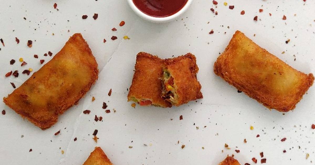 Bread pizza packet Recipe by Uzma Ahmad - Cookpad