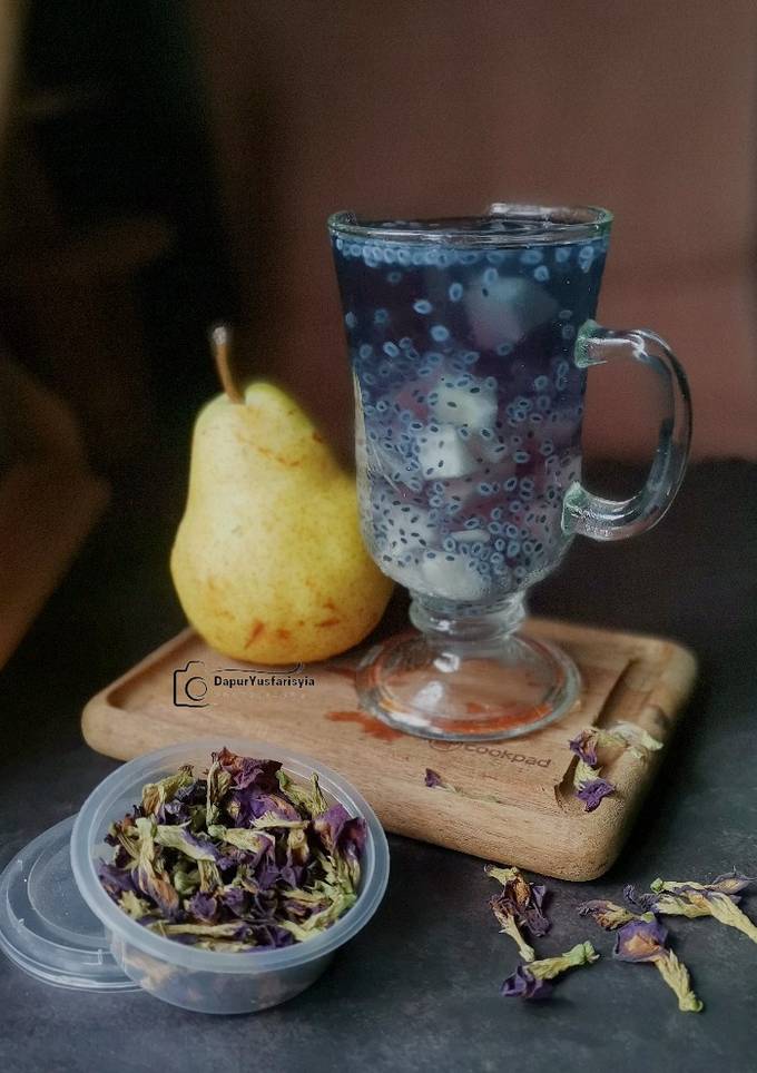 Resipi Air Bunga Telang Selasih Pear oleh Dapur Yusfarisyia - Cookpad