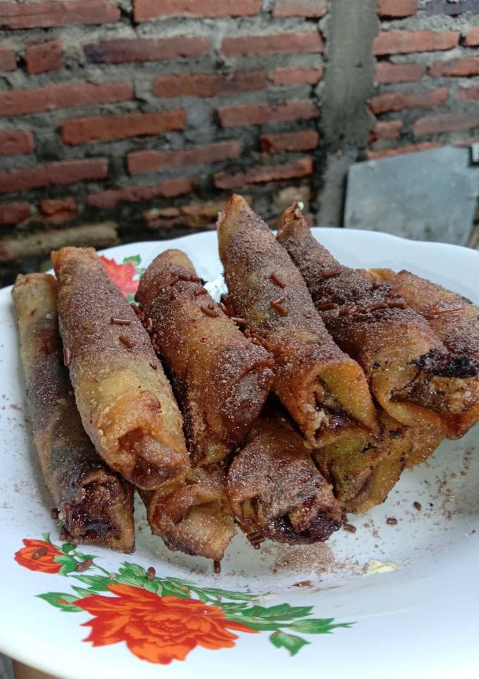 Resep Piscok/ Pisang coklat lumer mudah oleh Dapur Azzam - Cookpad