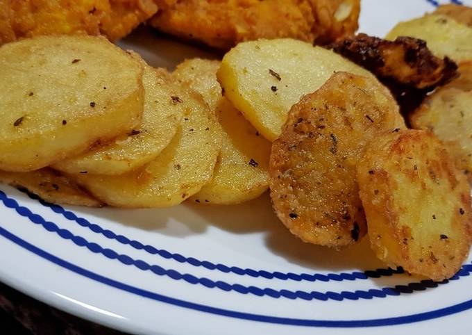 Papitas redondas fritas Receta de Mimi Pineda- Cookpad
