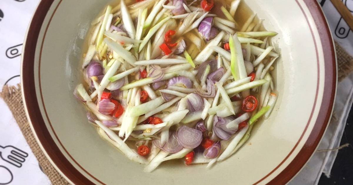 Resep Cacapan Hampalam (Mangga Muda) oleh Zulifatul Afwah - Cookpad