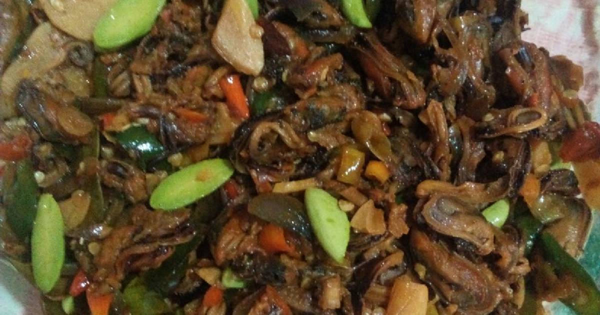Resep Tumis kerang Kupang pete cabe ijo oleh DapurVio - Cookpad