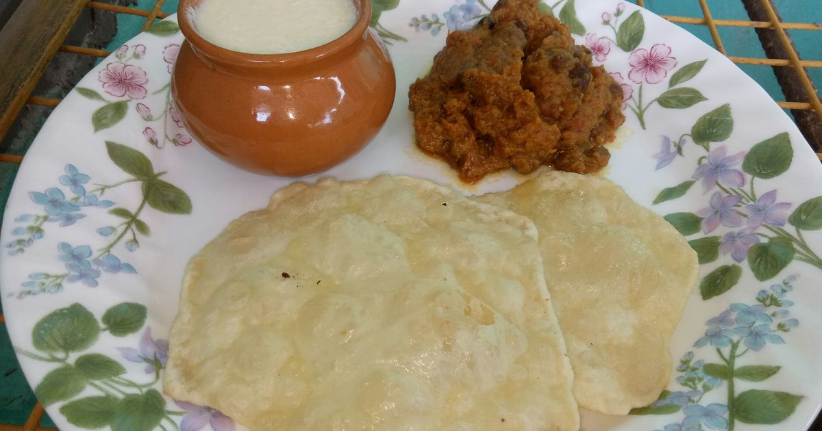 Luchi Poori, Black Channa Masala & Milk Powder Yogurt இவருடைய ரெசிபி ...