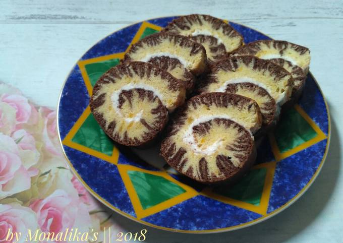 Resep Hurricane Swiss Roll Cake oleh Ratnasari oktavia - Cookpad