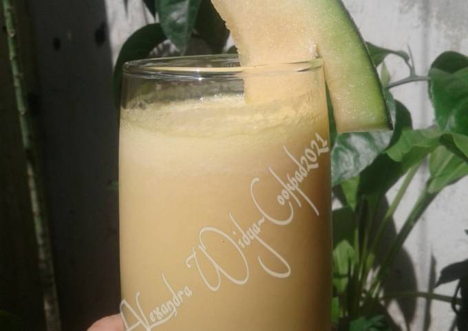Resep Jus Melon Susu Madu oleh Alexandra Widya - Cookpad