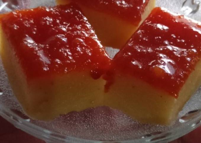 Resep Cake singkong caramel oleh Zaskia Amelia - Cookpad