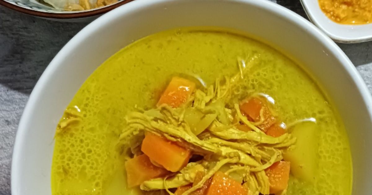 Resep ketupat soto santan rumahan enak dan mudah - Cookpad