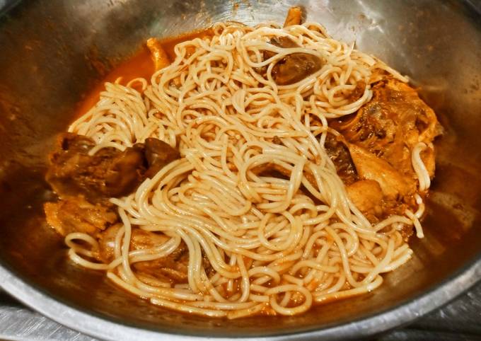 Tallarín de pollo (con su respectiva menudencia) Receta de Marlon Arias ...