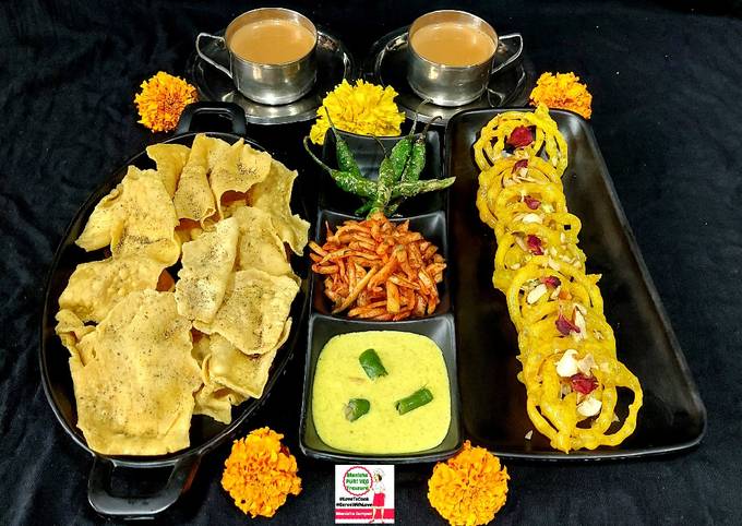 Gujarati Fafda Jalebi Recipe by Manisha Sampat - Cookpad