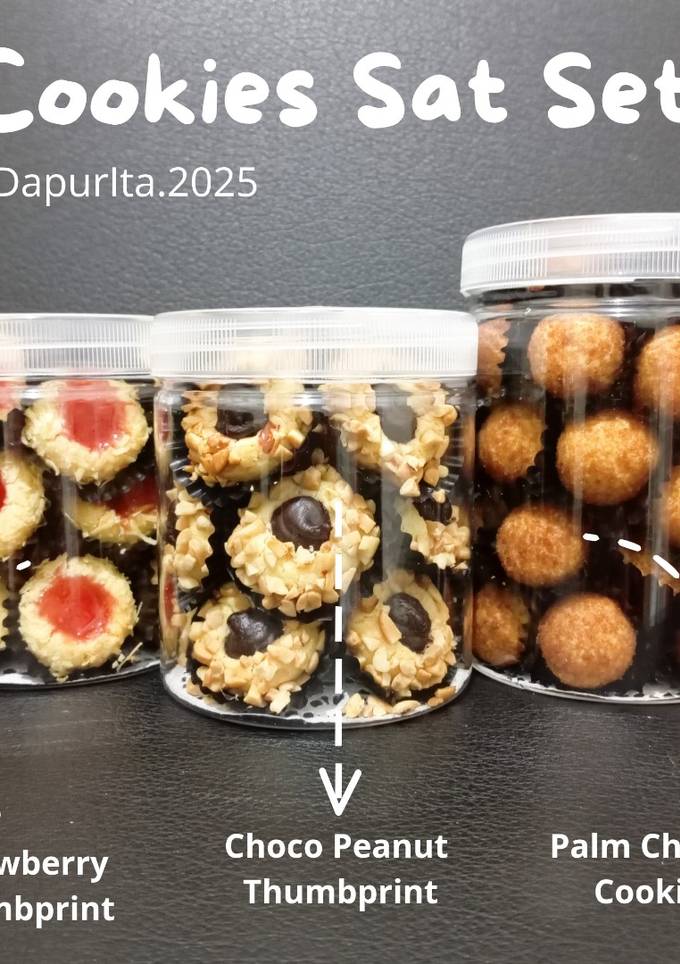 Resep 1 Adonan Kue Kering Untuk Aneka Variasi| Cookies Sat Set oleh ...