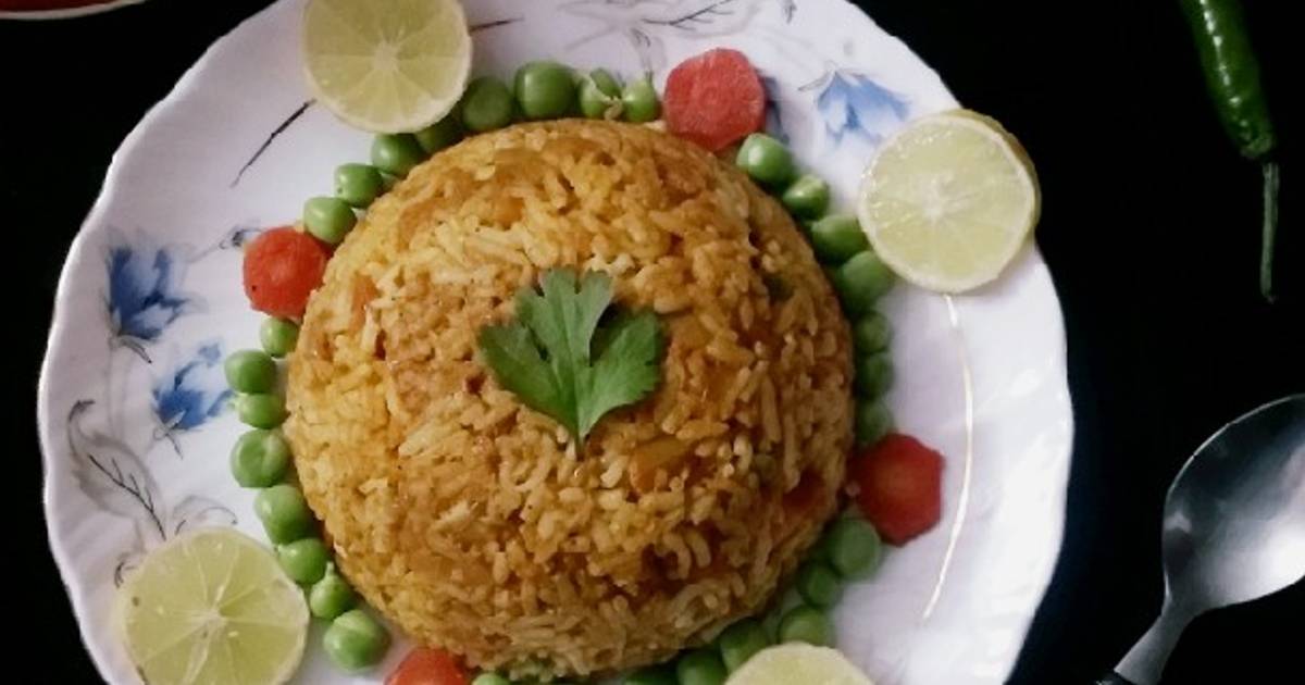 Pav bhaji pulao Recipe by Abhinit Kaur Chawla - Cookpad
