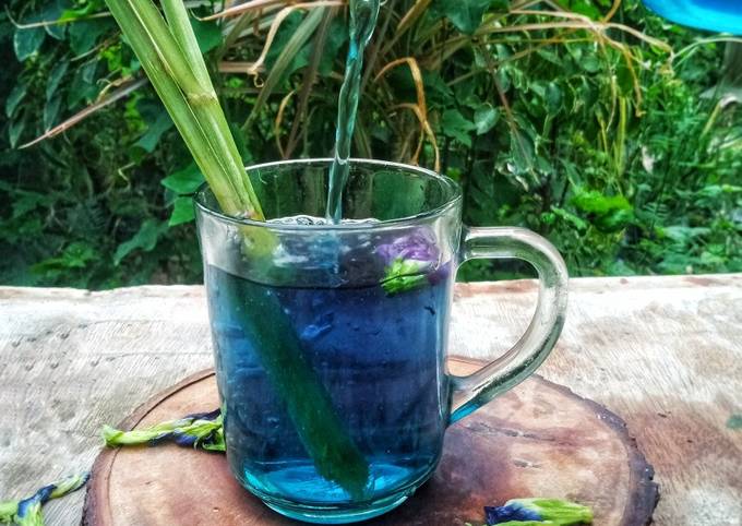 Resep Teh Sereh Telang oleh imaimey_ - Cookpad