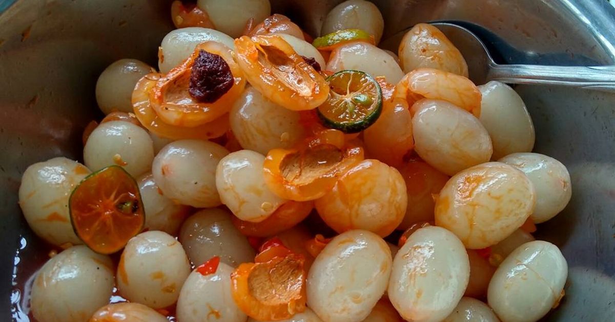 Resep Asinan Rambutan Dengan Asam Kiamboy Ala Agip Riani oleh Agip ...
